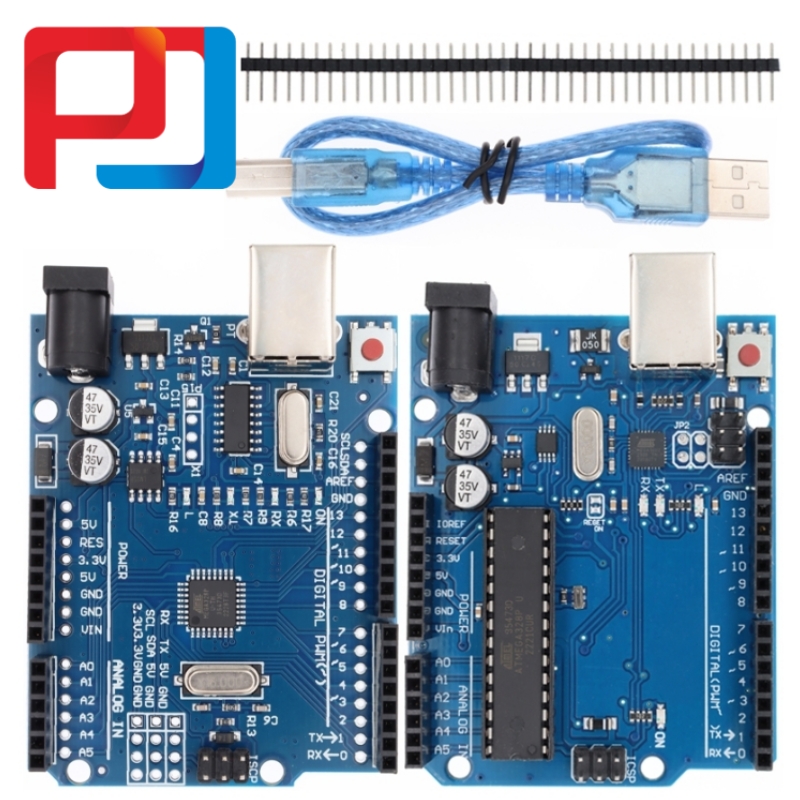 DIP UNO R3 Rev3 V3 Atmel ATMEGA328P Compatible Board Plug and Play (No ...