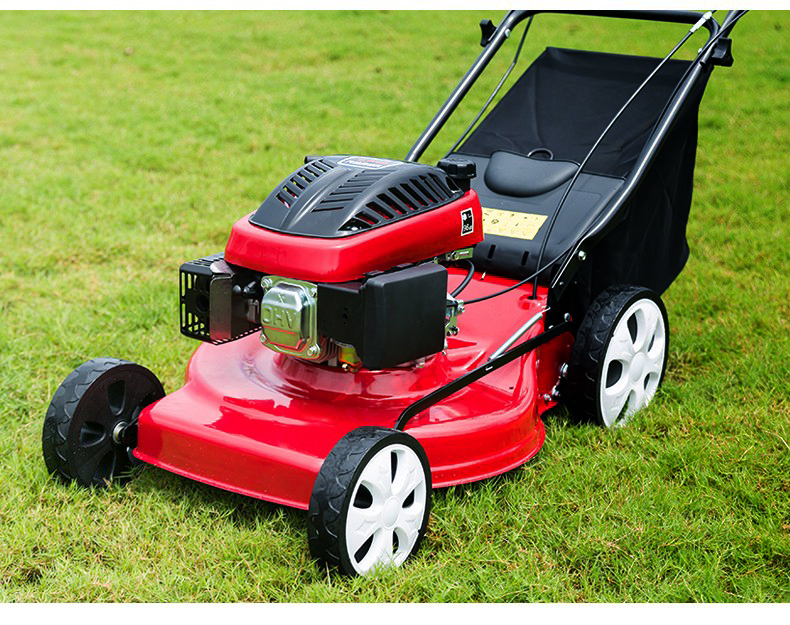MIDOO Grass Trimmer 4-Stroke Gasoline Lawn Mower Heavy Duty Walk-behind ...