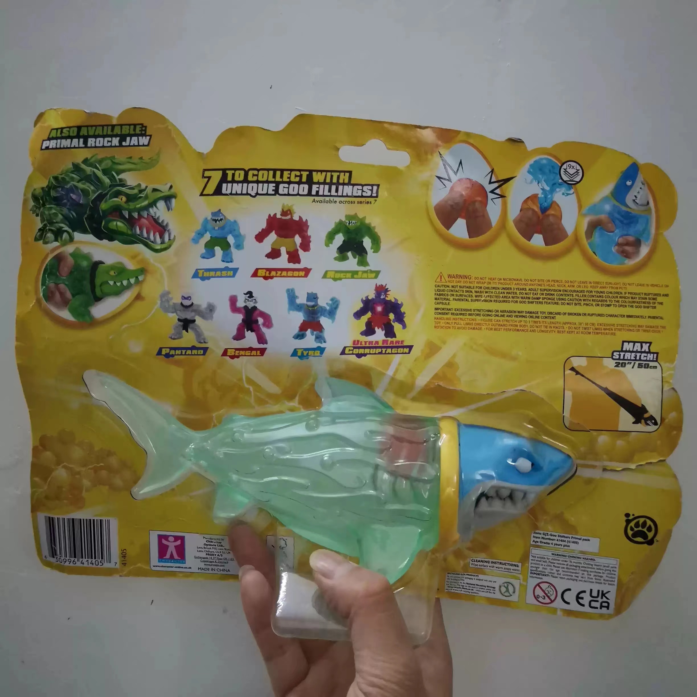 Heroes of Goo Jit Zu Goo Shifters Primal Thrash Primal Hero Pack. Super Stretchy, Super Squishy ...
