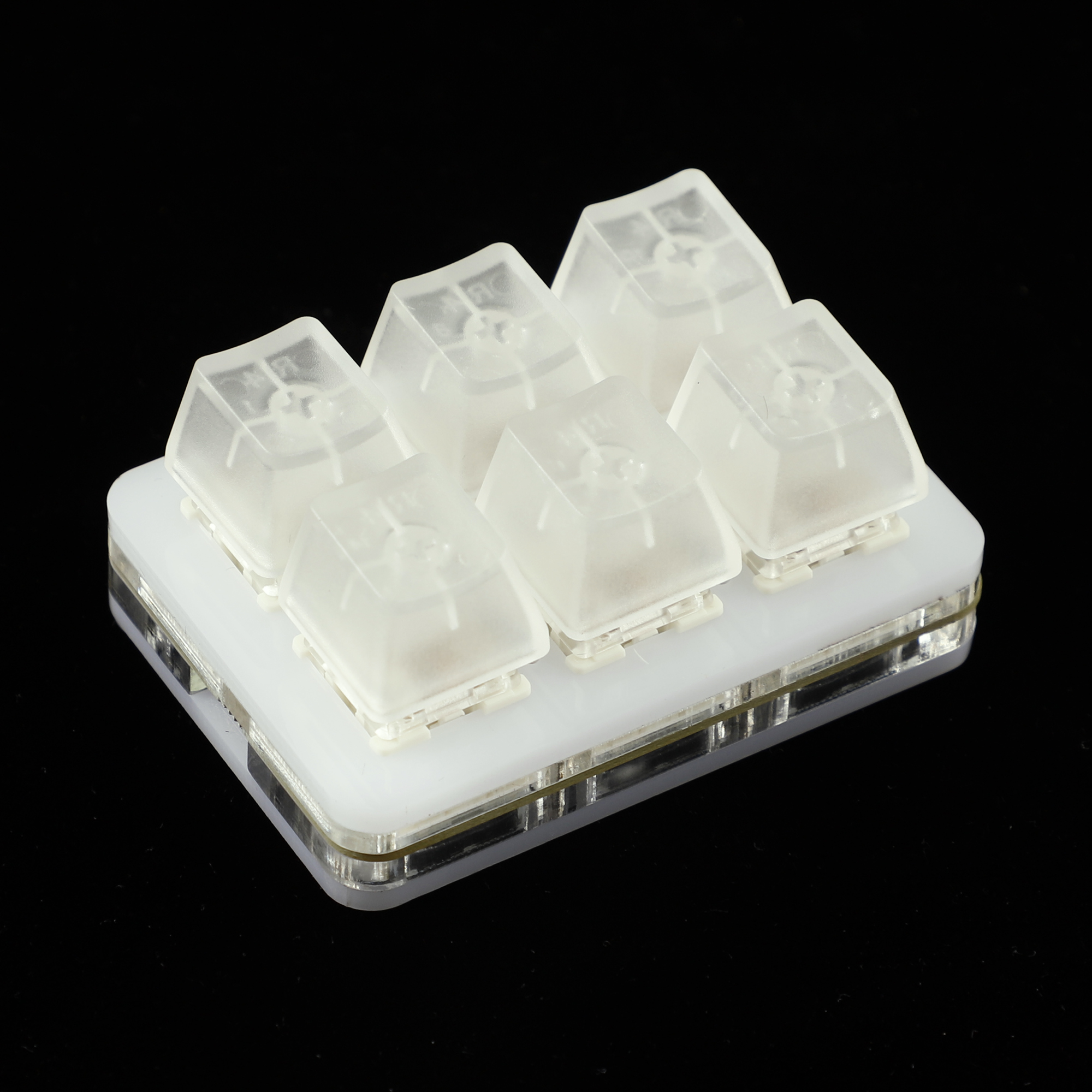 6 Key Hotswap Minimalist Keypad Macro Type C MX Switches Mechanical ...
