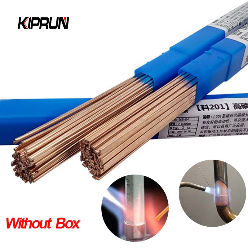 KIPRUN 10 Pcs 1.5mm*500mm Brass Welding Rod Phosphorus Copper Electrode ...
