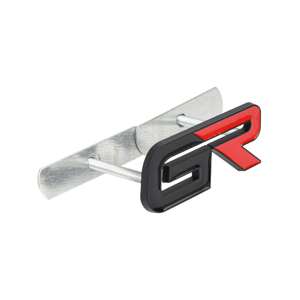 Car Front Hood Grille & Rear Trunk Stickers GR Sport Emblem Metal 3D ...
