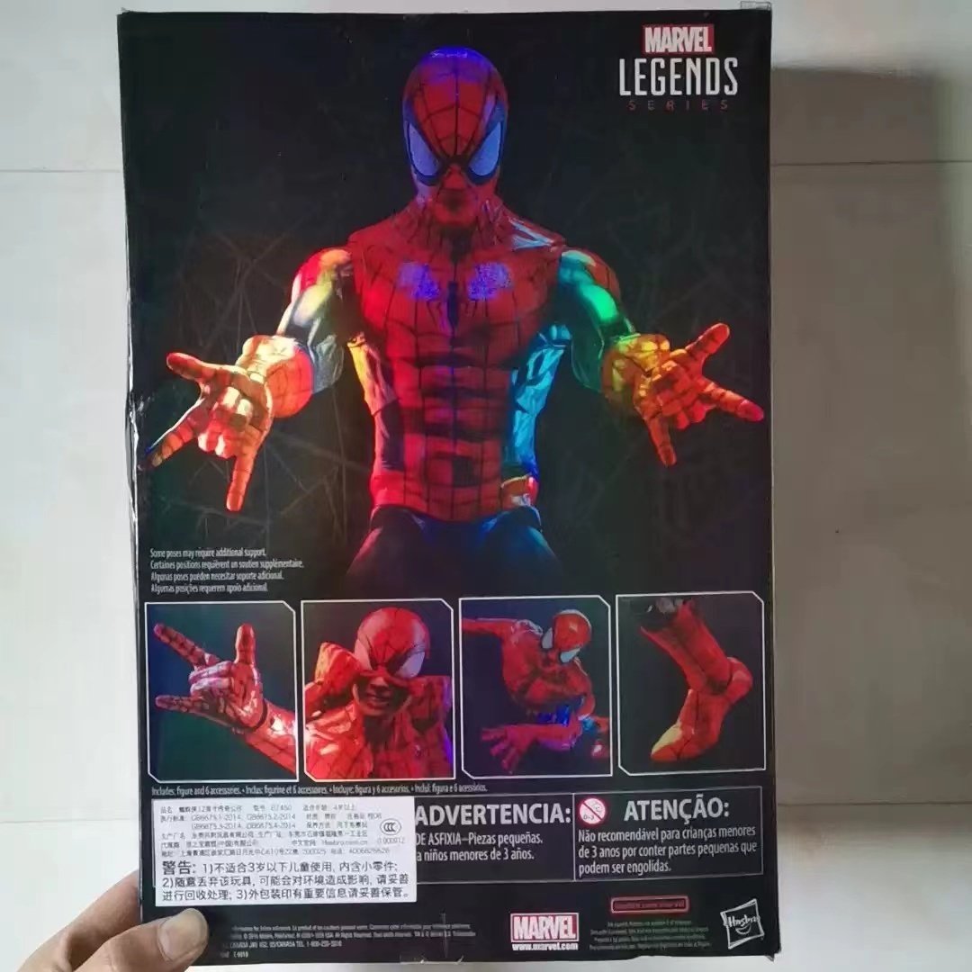 Marvel Legends Series 12-inch Spider-Man Action Figure Toy B7450 ...