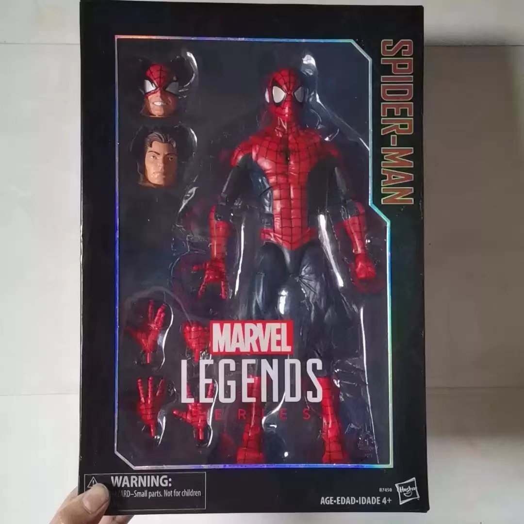Marvel Legends Series 12-inch Spider-Man Action Figure Toy B7450 ...