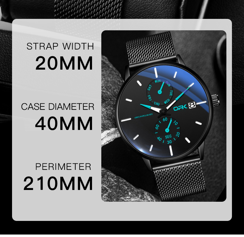 OPK Watch For Men Original Water Proof Digital Sports Wrist Stainless ...