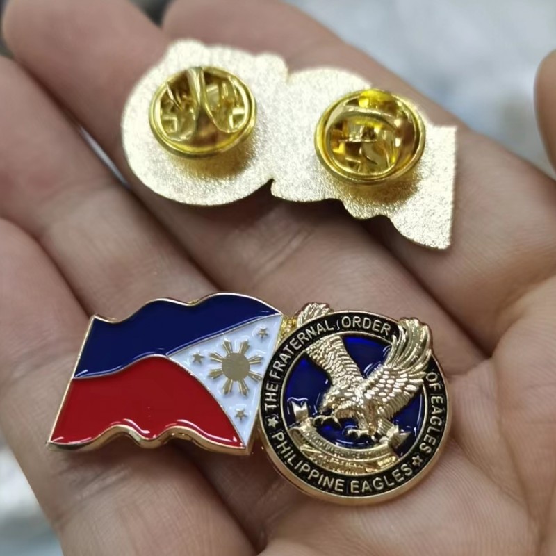 Fashion Accessories Eagles Flag Collar Pin for Kuya and Ate Size 35mm ...