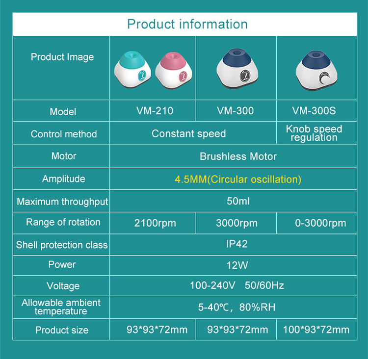 JOANLAB Multifunctional Vortex Mixer Lab Equipment Shaker Lab Tattoo ...