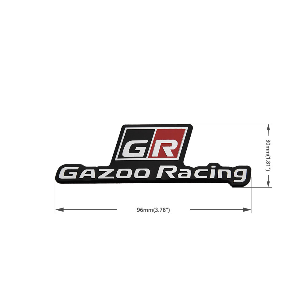 Car Decals Steering Wheel Panel Sticker GR Sport Emblem GAZOO RACING ...