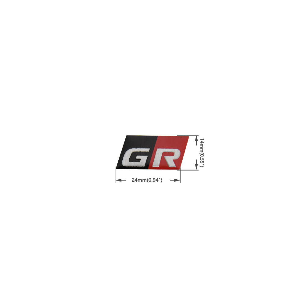 Car Decals Steering Wheel Panel Sticker GR Sport Emblem GAZOO RACING ...