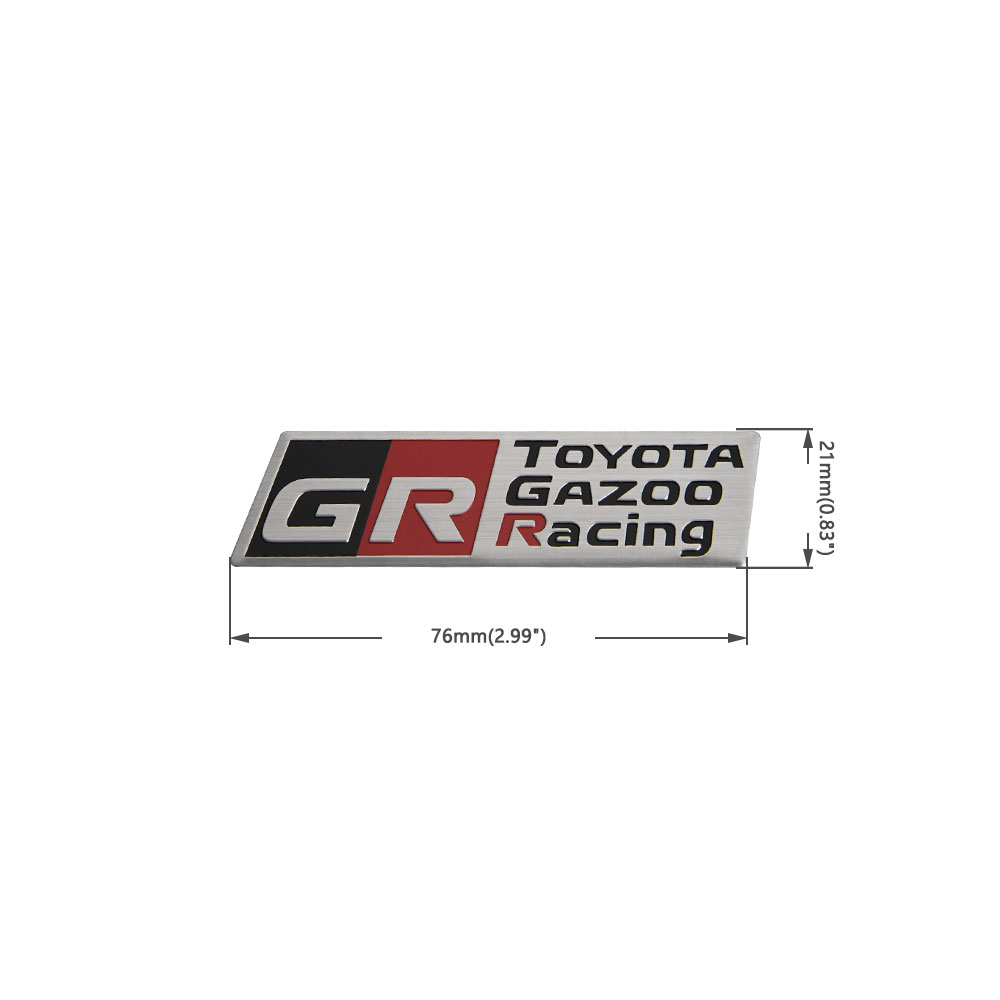 Car Decals Steering Wheel Panel Sticker GR Sport Emblem GAZOO RACING ...