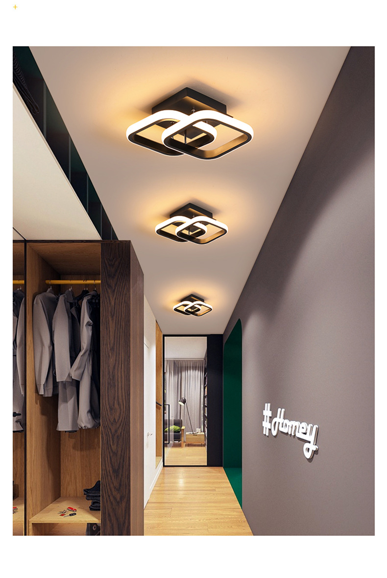 Tricolor Modern Corridor Light Center Light Led Ceiling Light Bedroom ...