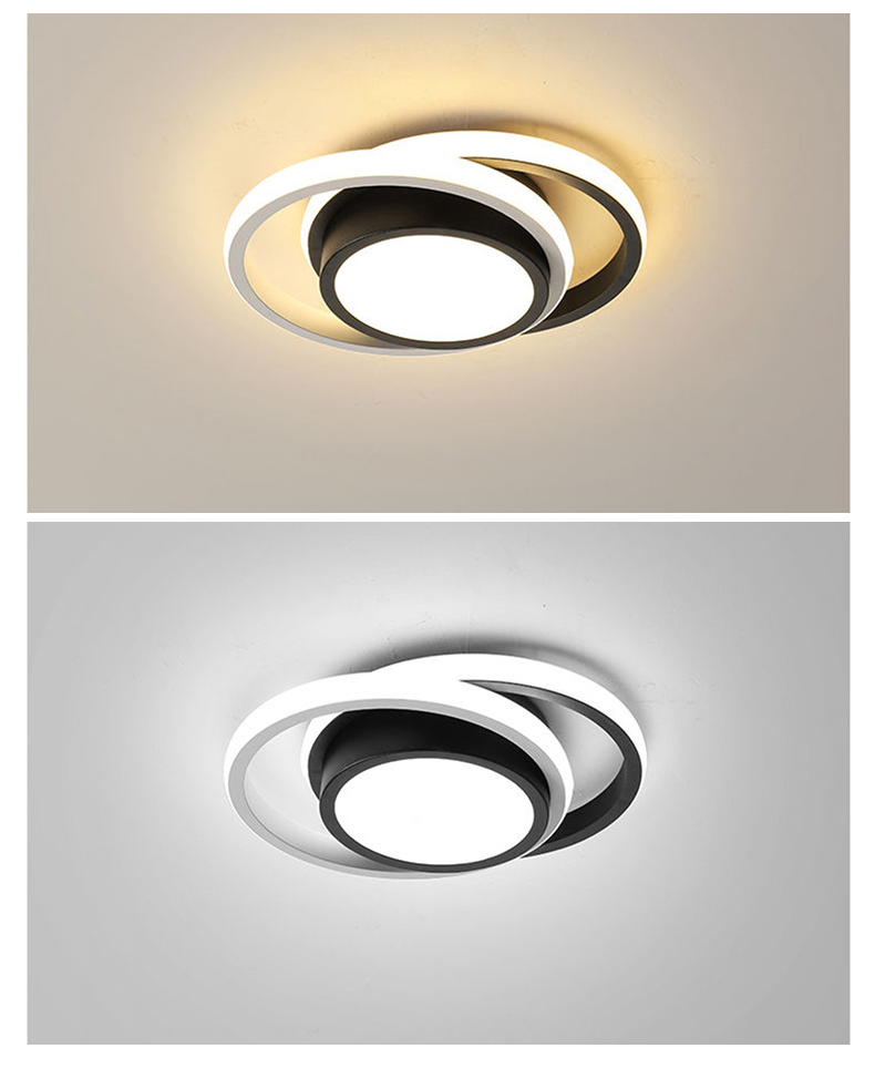 Tricolor Modern Corridor Light Center Light Led Ceiling Light Bedroom ...