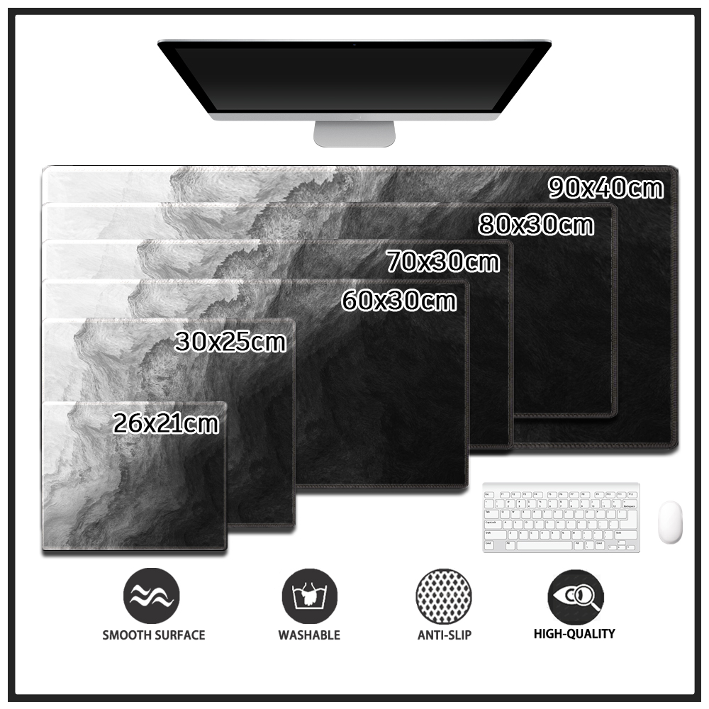 Mist Mouse pad Extended Mousepad Waterproof Non-Slip Rubber Precision ...