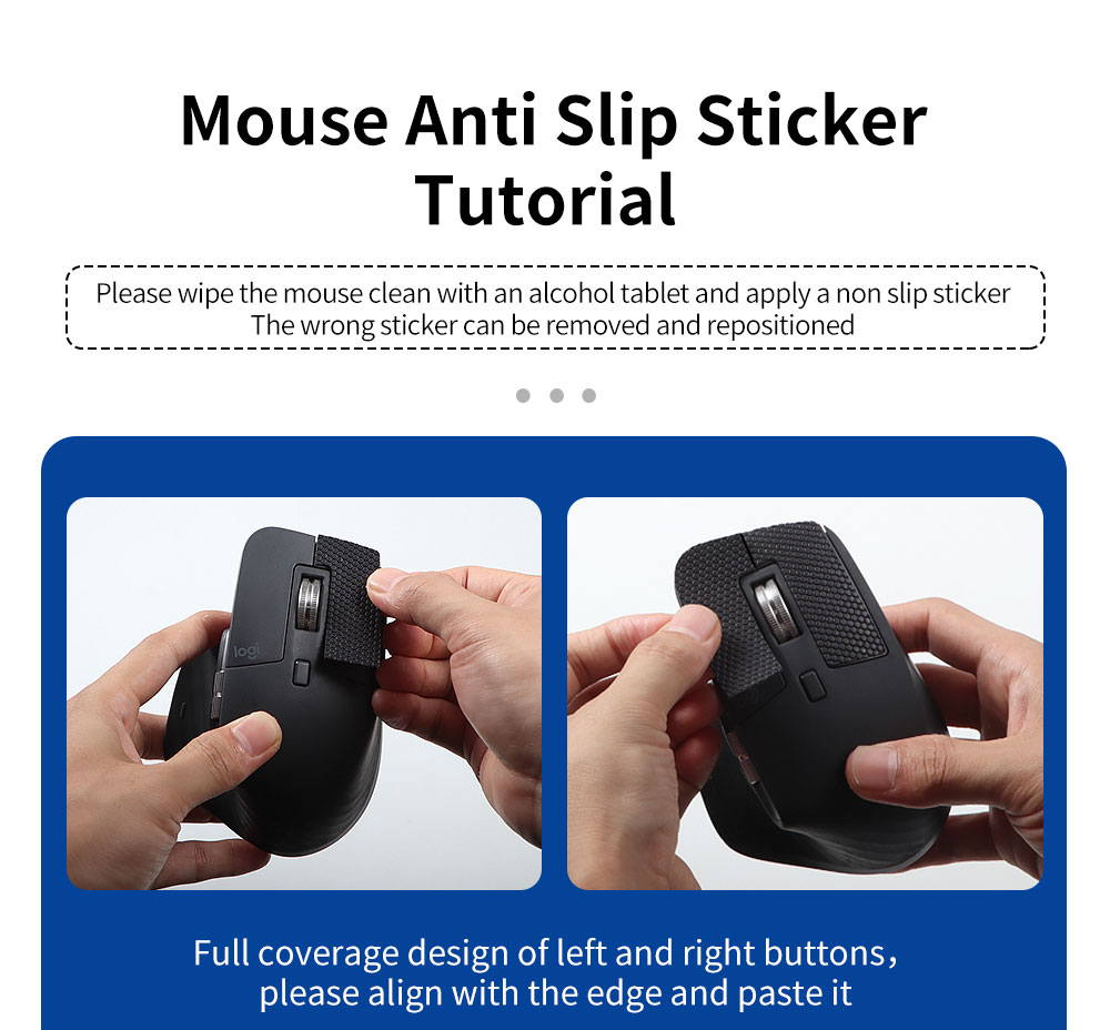 Mouse anti-skid sticker For Logitech MX Master 2s 3 3s Mice skin Sweat ...