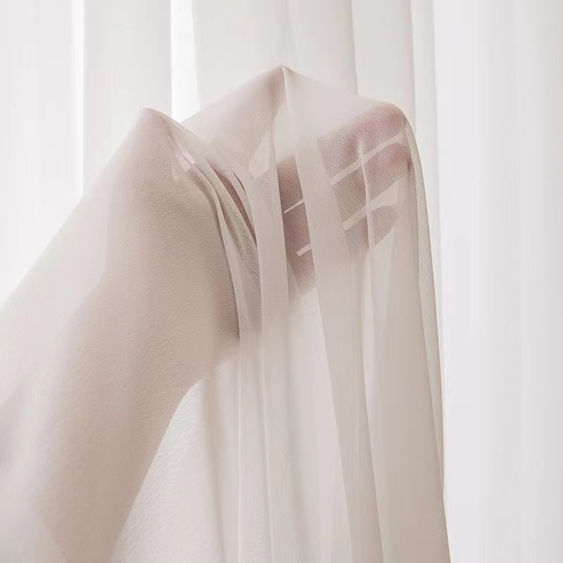 Scratch Resistant White Sheer Curtain for Bedroom Living Room Diamond ...