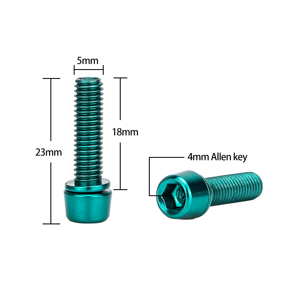 ZTTO Stem Screw M5x18mm M6x18mm Stem Bolt 6PCS For Bicycle MTB Road ...