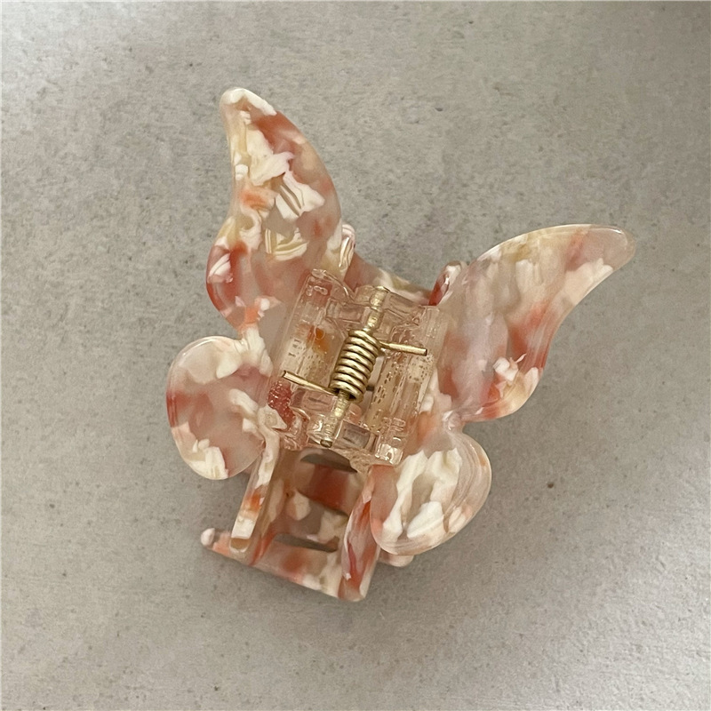 Acetate Hair Clamp Butterfly Shaped Acrylic Hair Claw Clips Ponytail ...