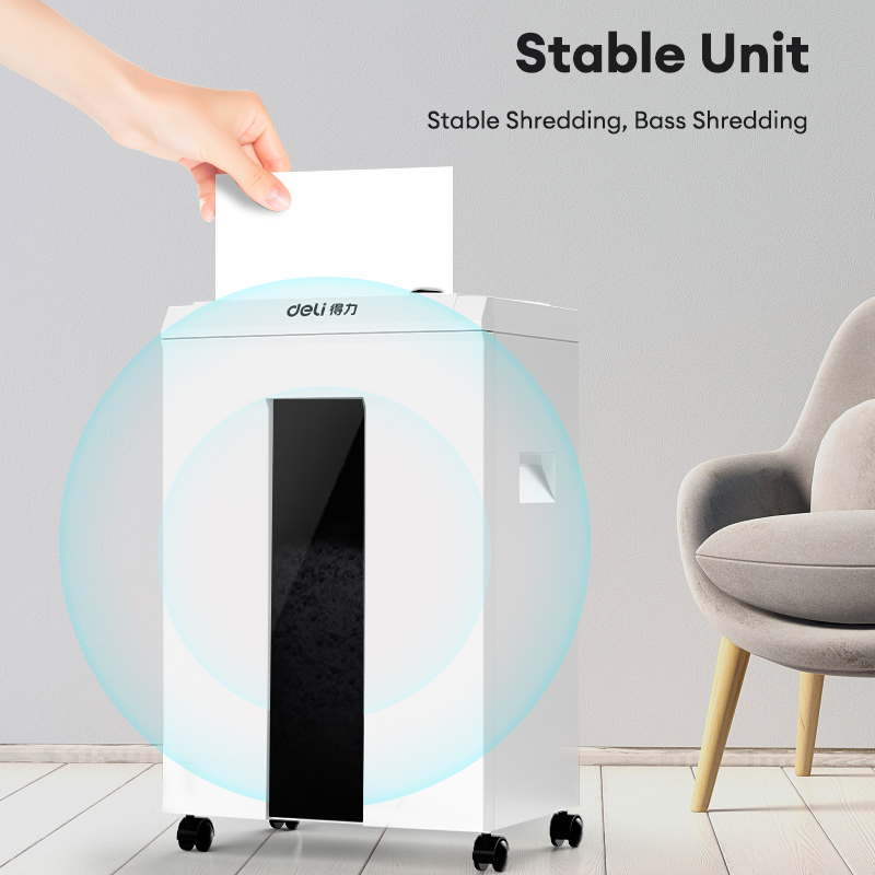 Deli A4 Shredder 20L Automatic Paper Shredder 6 Sheets Paper Feeder ...