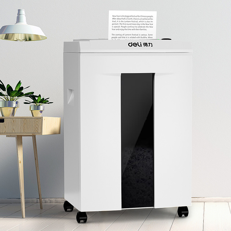 Deli A4 Shredder 20L Automatic Paper Shredder 6 Sheets Paper Feeder ...