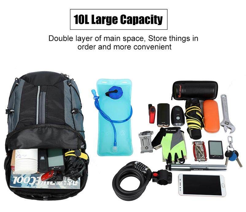 【PH Delivery】WEST BIKING Hydration Bag 10L Bicycle Bag Waterproof ...