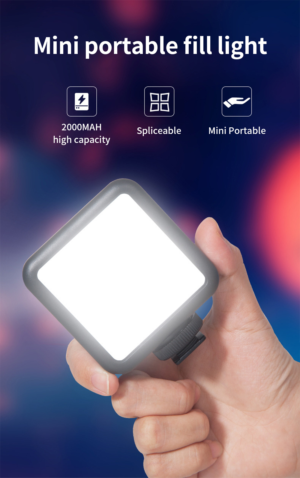 Selens Mini Pocket Light Photography Video Fill Light for Vlog Video ...