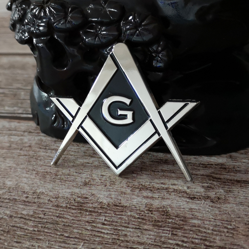 Masonic Car Badge Emblem Freemason MASON exquisite paint technique ...