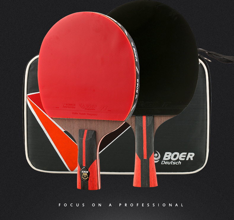 Original Boer Ping Pong Bat Finished Table Tennis Rackets 1-6 Star Ping ...