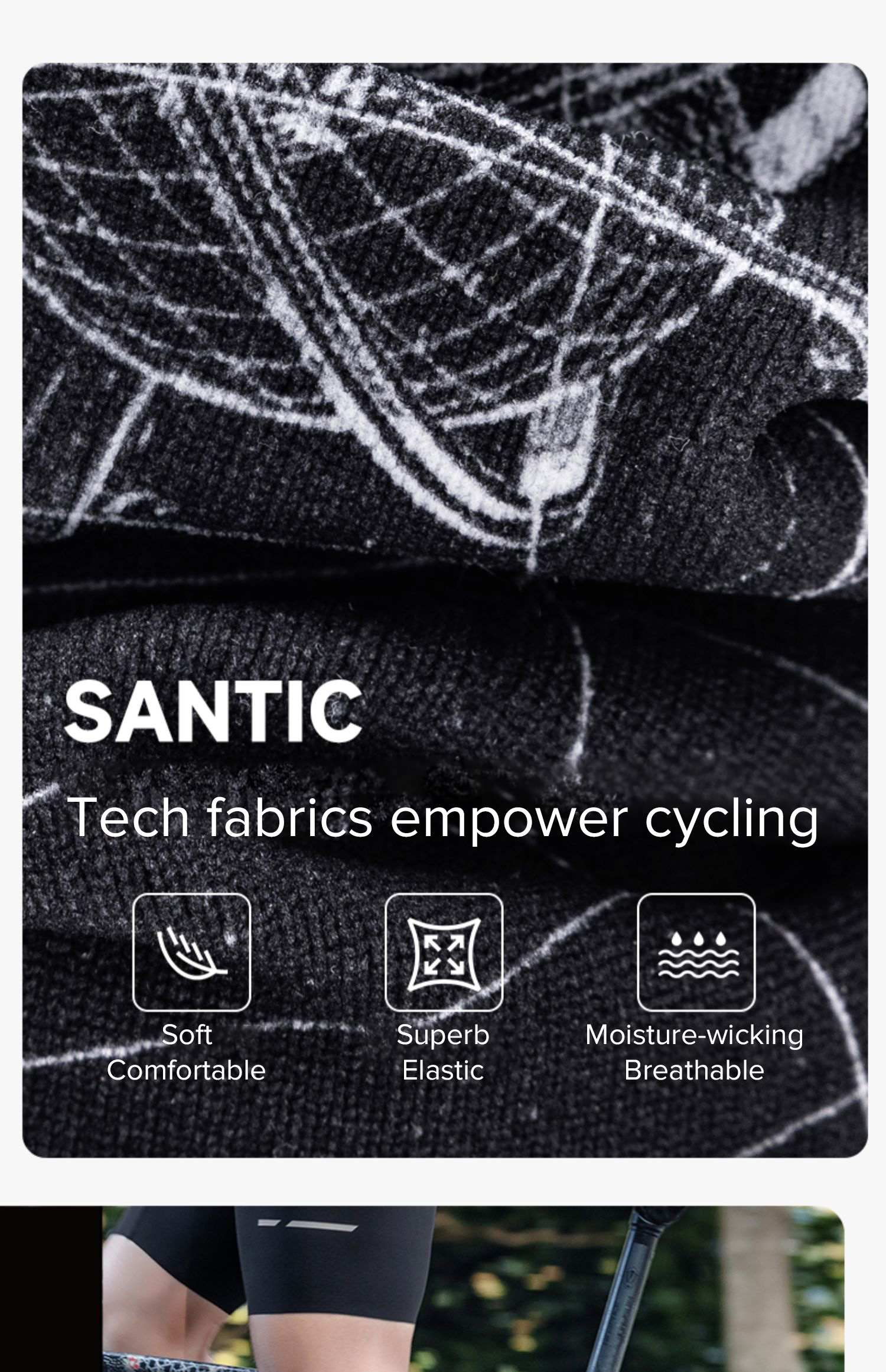 Santic Unisex Superb Elastic Tube Four Seasons Moisture-wicking ...