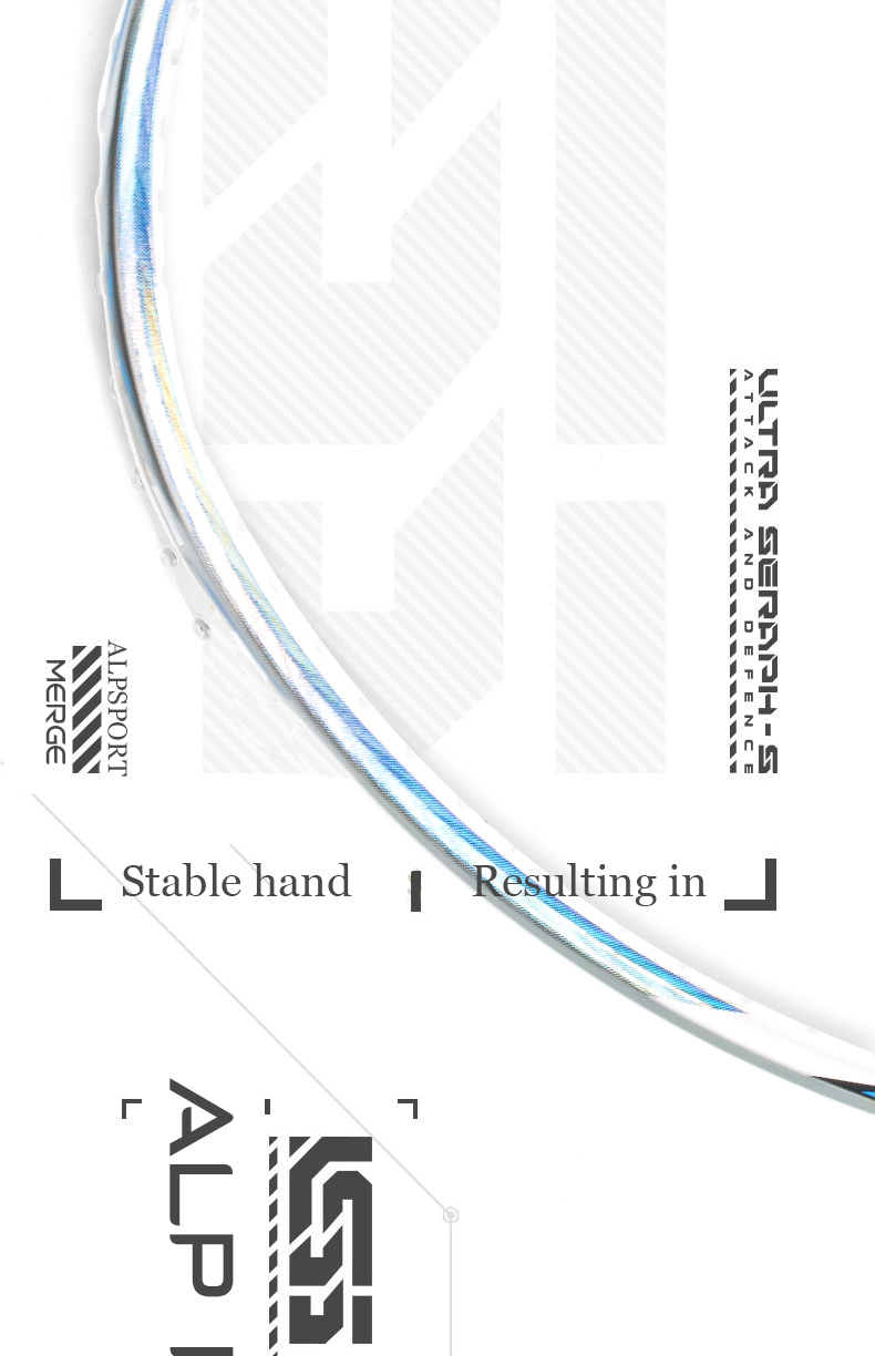 ALP BBQ3.0 T800 8U Light Offensive Pink/White/Blue/Black Badminton ...