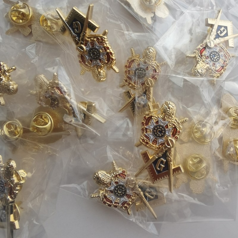 Priginal Demolay Mason Collar Pin Size 1.38 Inch | Shopee Philippines