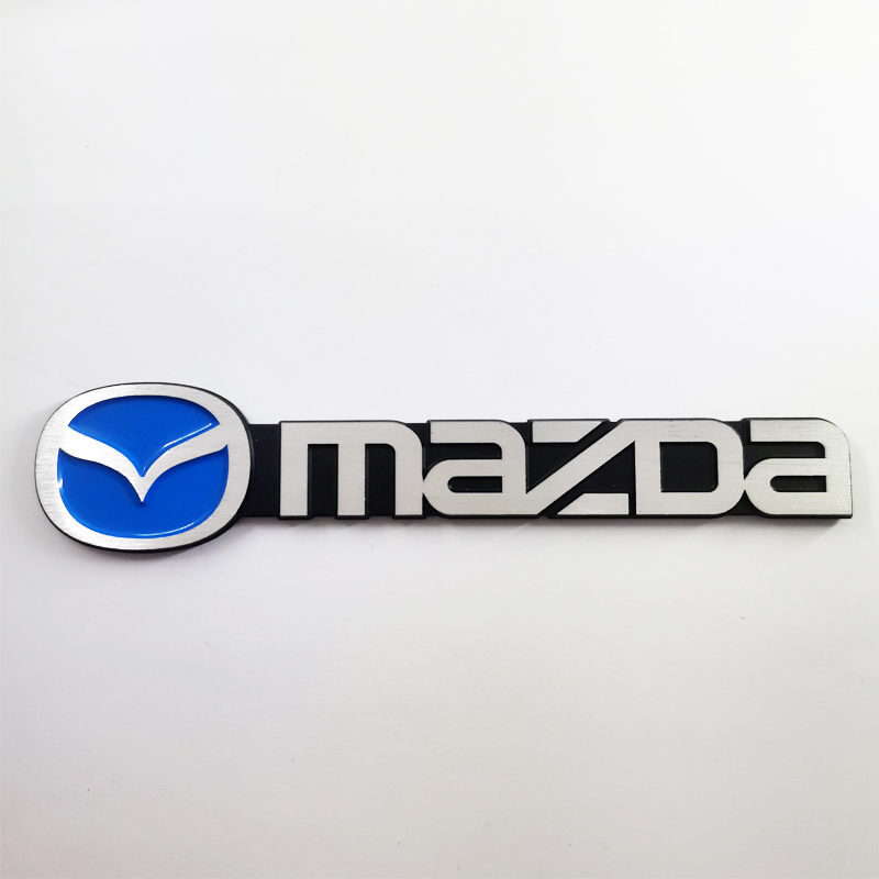 1 x Metal MAZDA Letter Logo Car Auto Rear Trunk Decorative Emblem ...