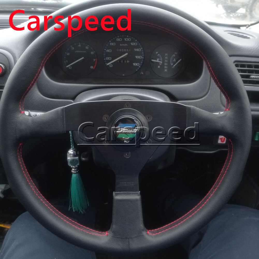 14inch/350mm MOMO V1 Style Spoon Sports Leather Drift Sport Car ...