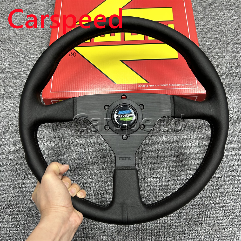 14inch/350mm MOMO V1 Style Spoon Sports Leather Drift Sport Car ...