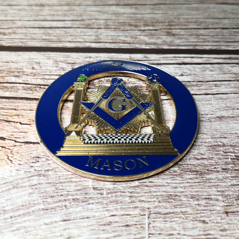 Masonic Auto Car Badge Emblems mason freemason BCM3 MASON G exquisite ...