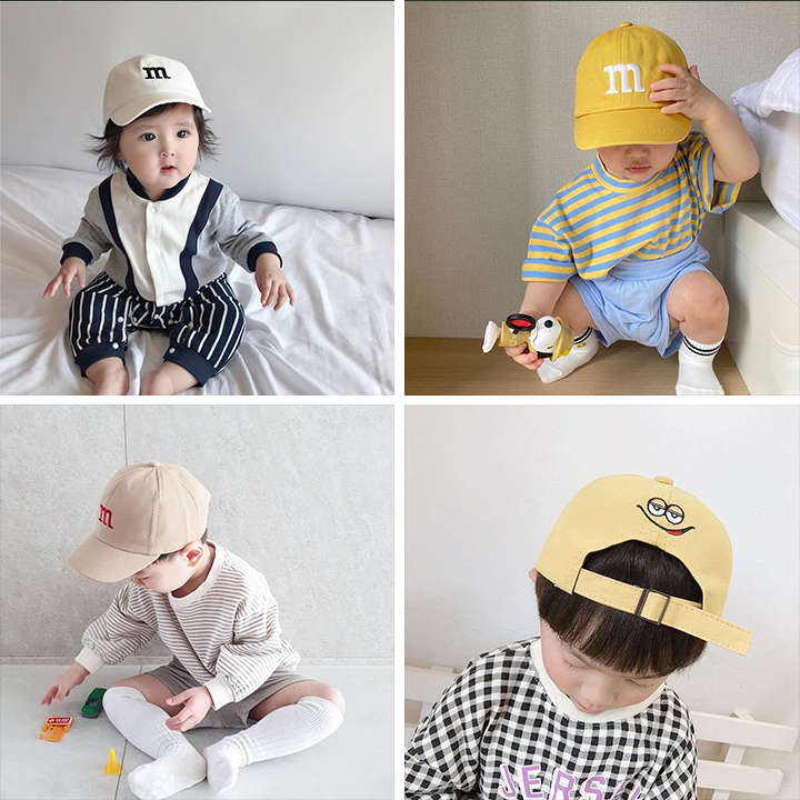 Children Kids Baseball Cap Boys Girl Hat Adjustable Sunscreen Baby Hats ...