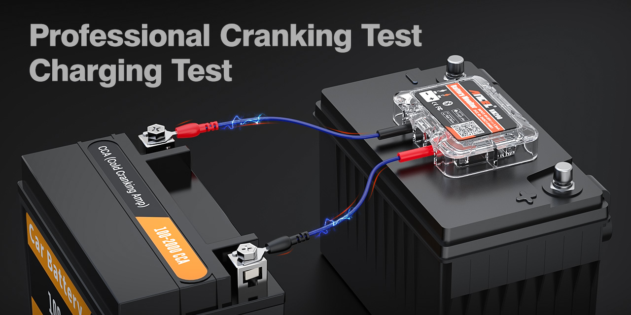 ANCEL BM200 12V Car Battery Tester Bluetooth 4.2 Digital Car Battery ...