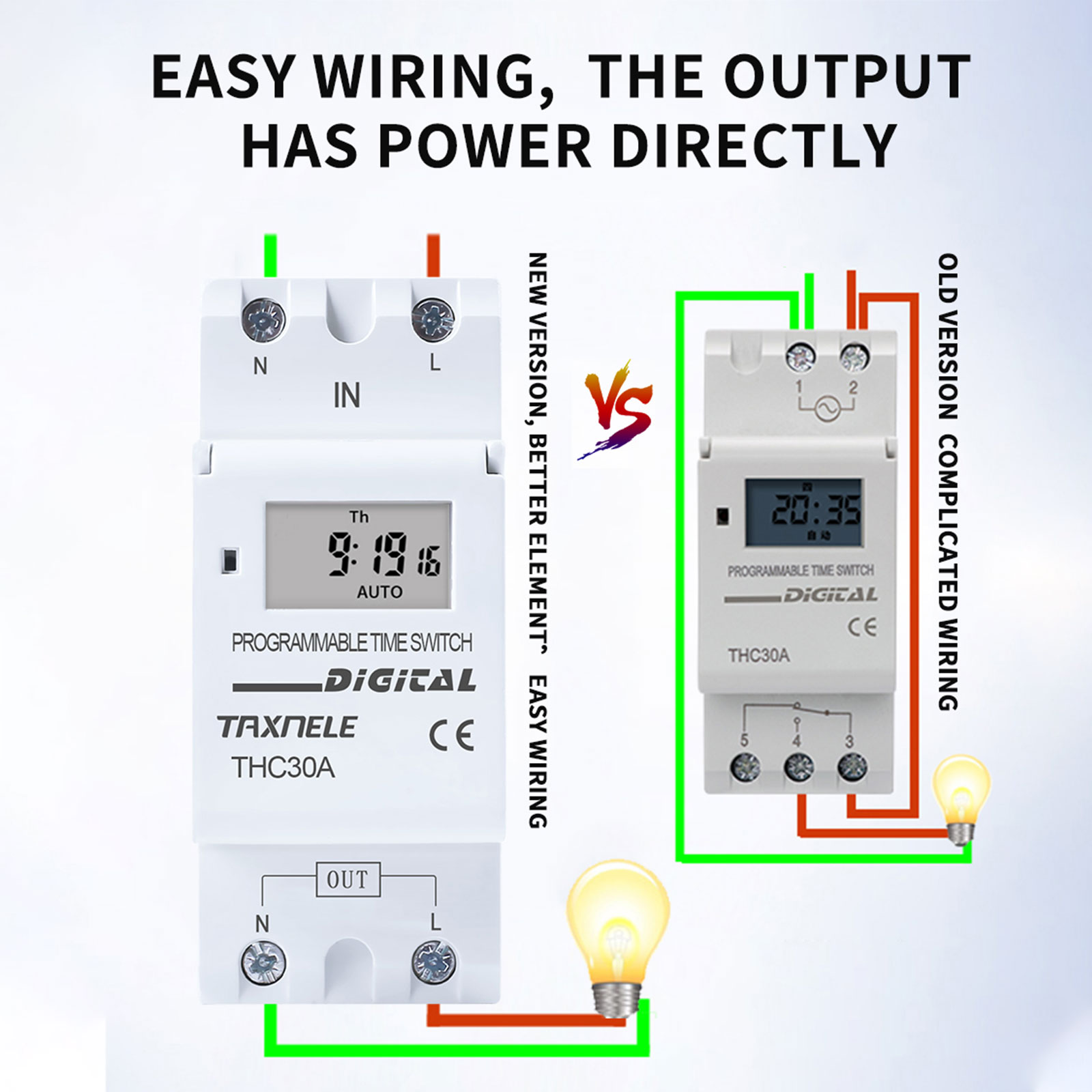 AC 220V Din Rail Weekly LCD Programmable Timer Switch Time Relay Switch ...