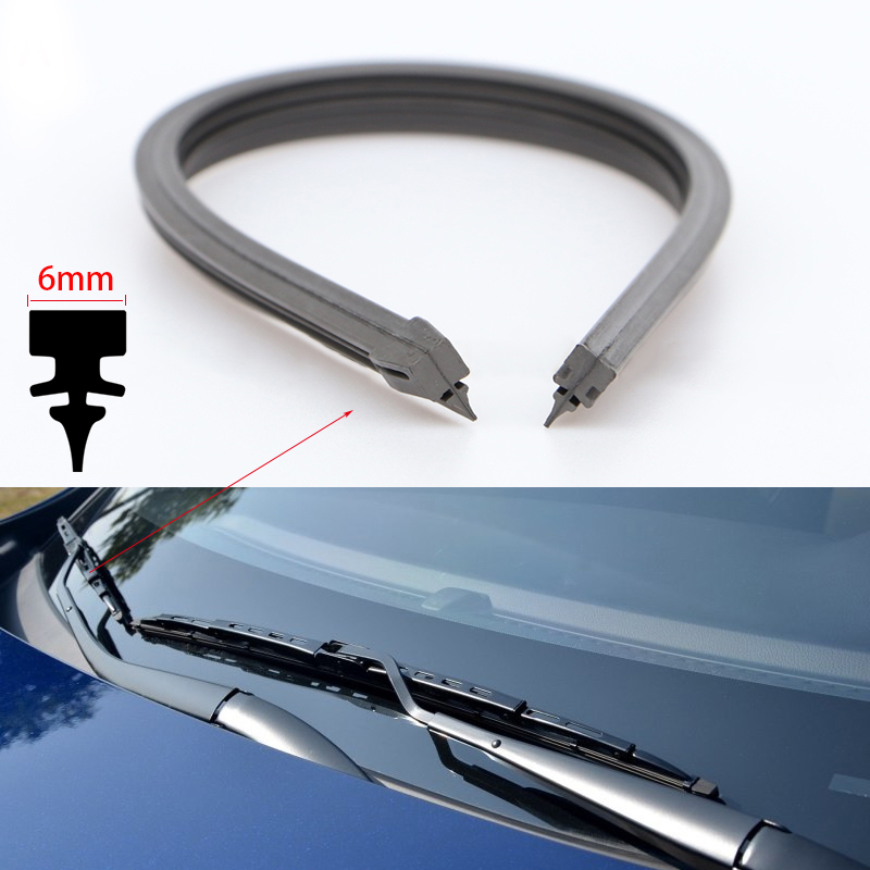 1PCS Car Wiper Refill Rubber For Metal Wiper 14"-28" 6mm Wide | Shopee ...