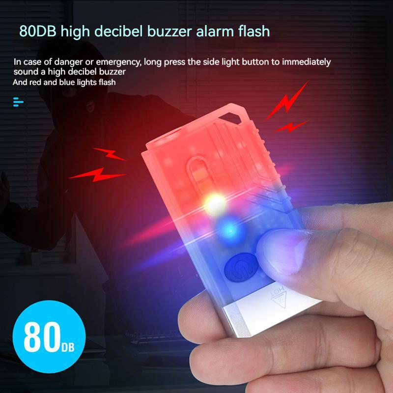 Keychain Light 1000LM LED Multifunctional Mini Strong Light Work Light ...