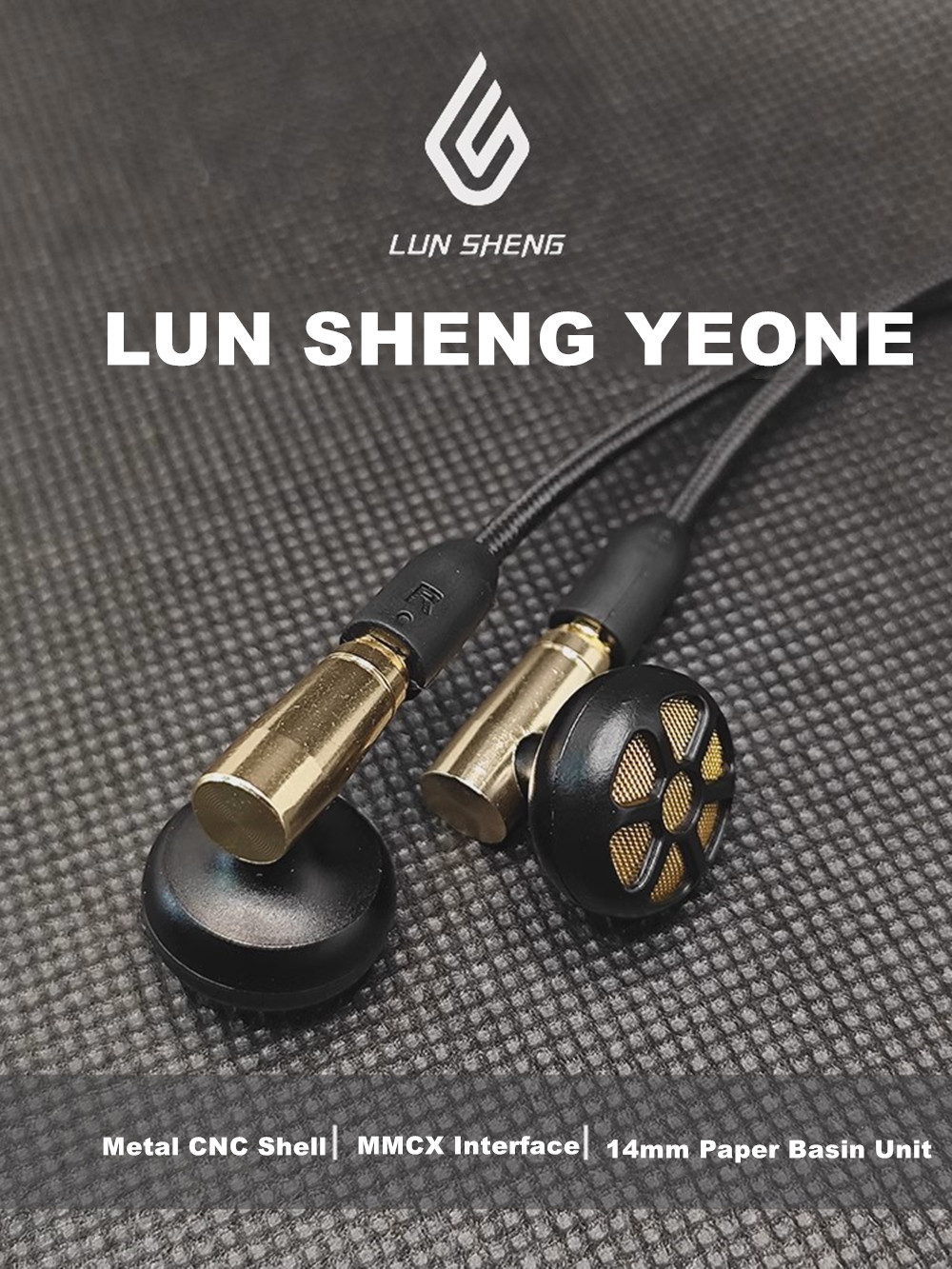 LUN SHENG YEONE Flat Head Earbuds 14mm Drum Edge Amniotic Membrane ...