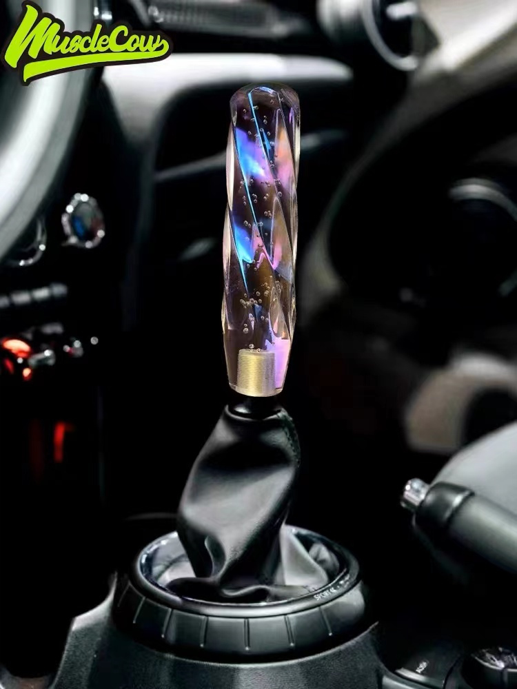 10CM 15CM 20CM Custom Car Gear Jdm Shift Knob Acrylic Rainbow Shift ...