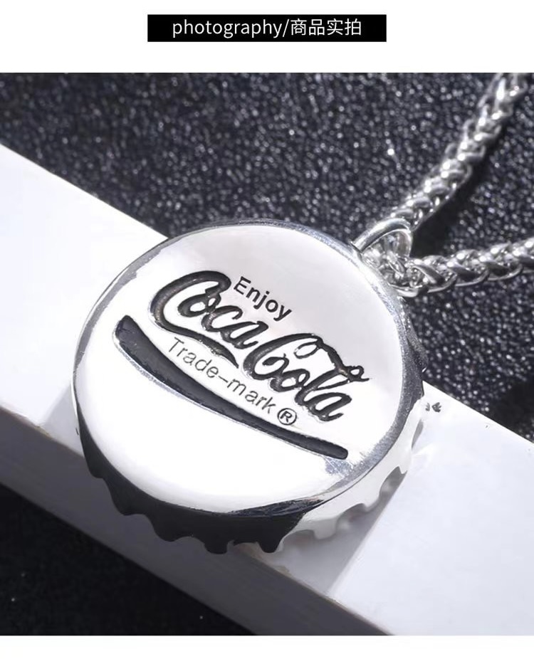 Classic European and American hiphop style stainless steel Twisted Coke ...