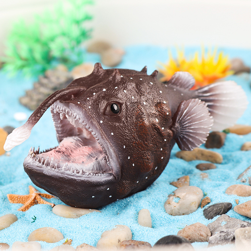 deep sea fish anglerfish monkfish simulation model children science ...