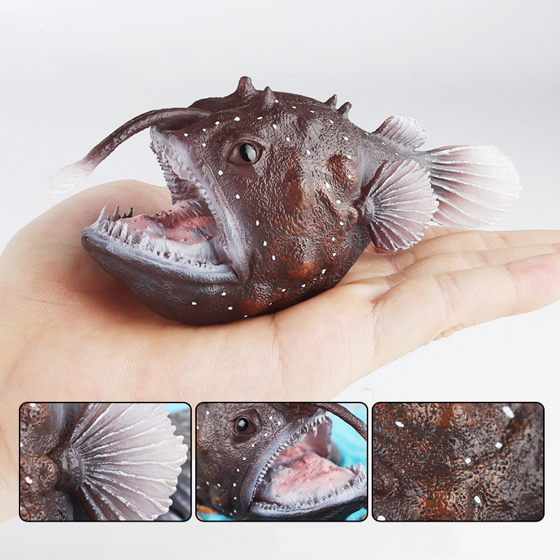 deep sea fish anglerfish monkfish simulation model children science ...