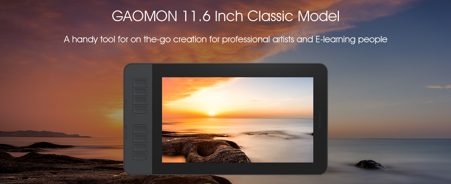 GAOMON PD1161 Drawing Monitor,Pen Display,Graphic Drawing Tablet with ...