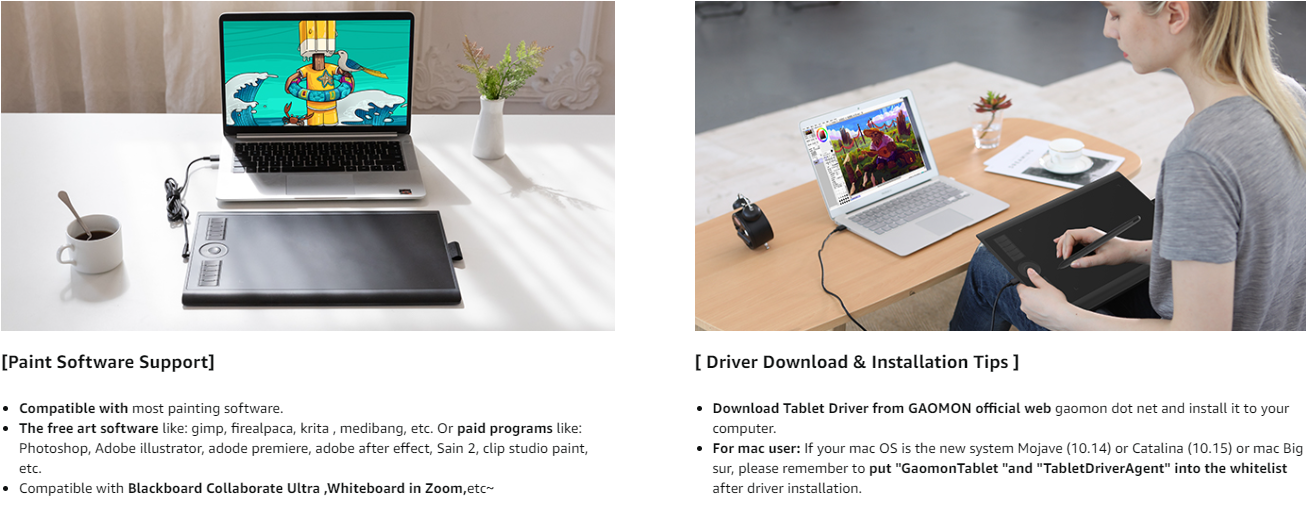 Gaomon M10k Graphic Drawing Tablet 10 X 6.25 Inches | Shopee Philippines