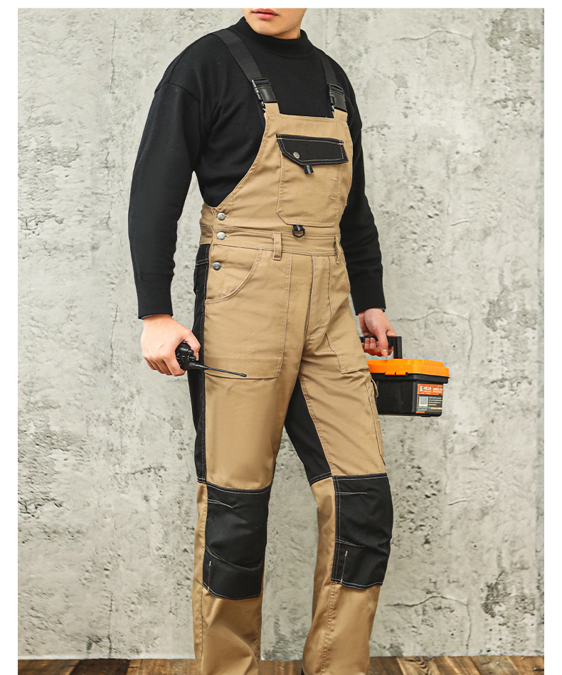 100% Cotton Work Overalls for Men Multi Tool Pockets Overalls Men ...