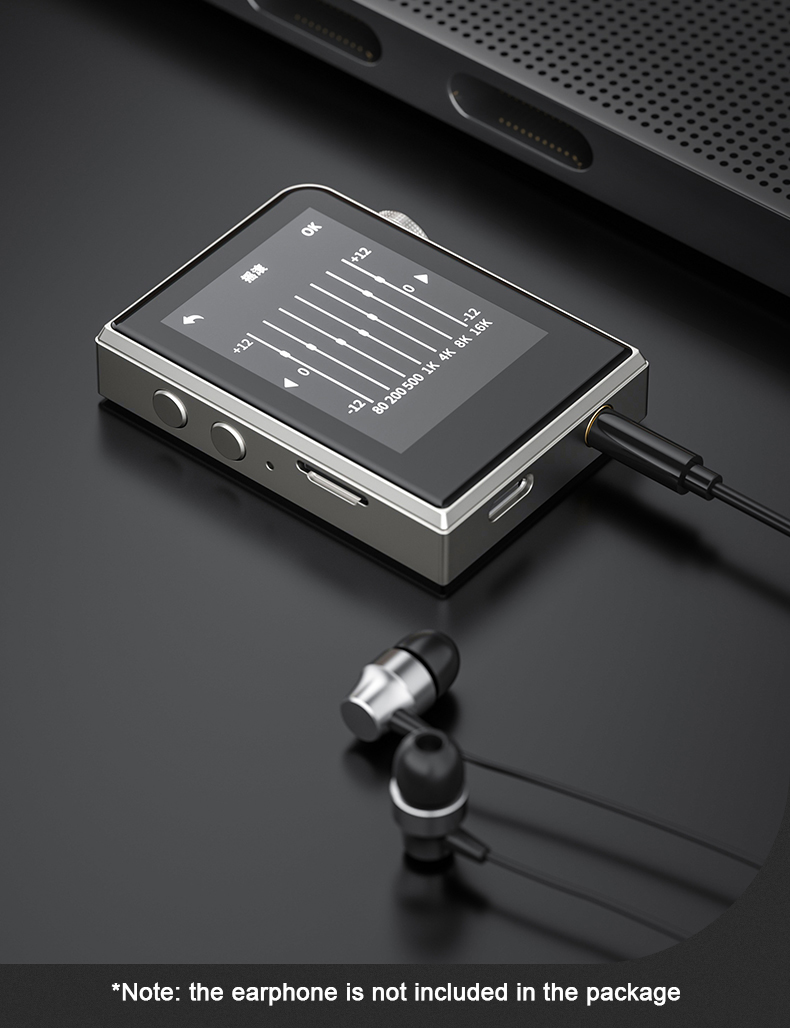 Uareliffe RUIZU A58 Music Player 16G Bluetooth HiFi Lossless Decoding ...
