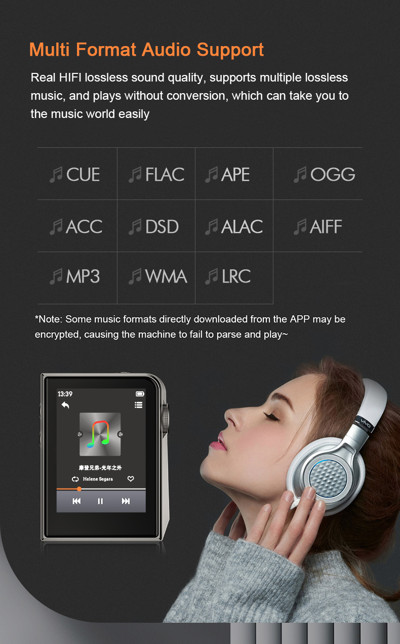 FAAEAL RUIZU A58 Bluetooth Music Player With Built-in 16G Memory ...