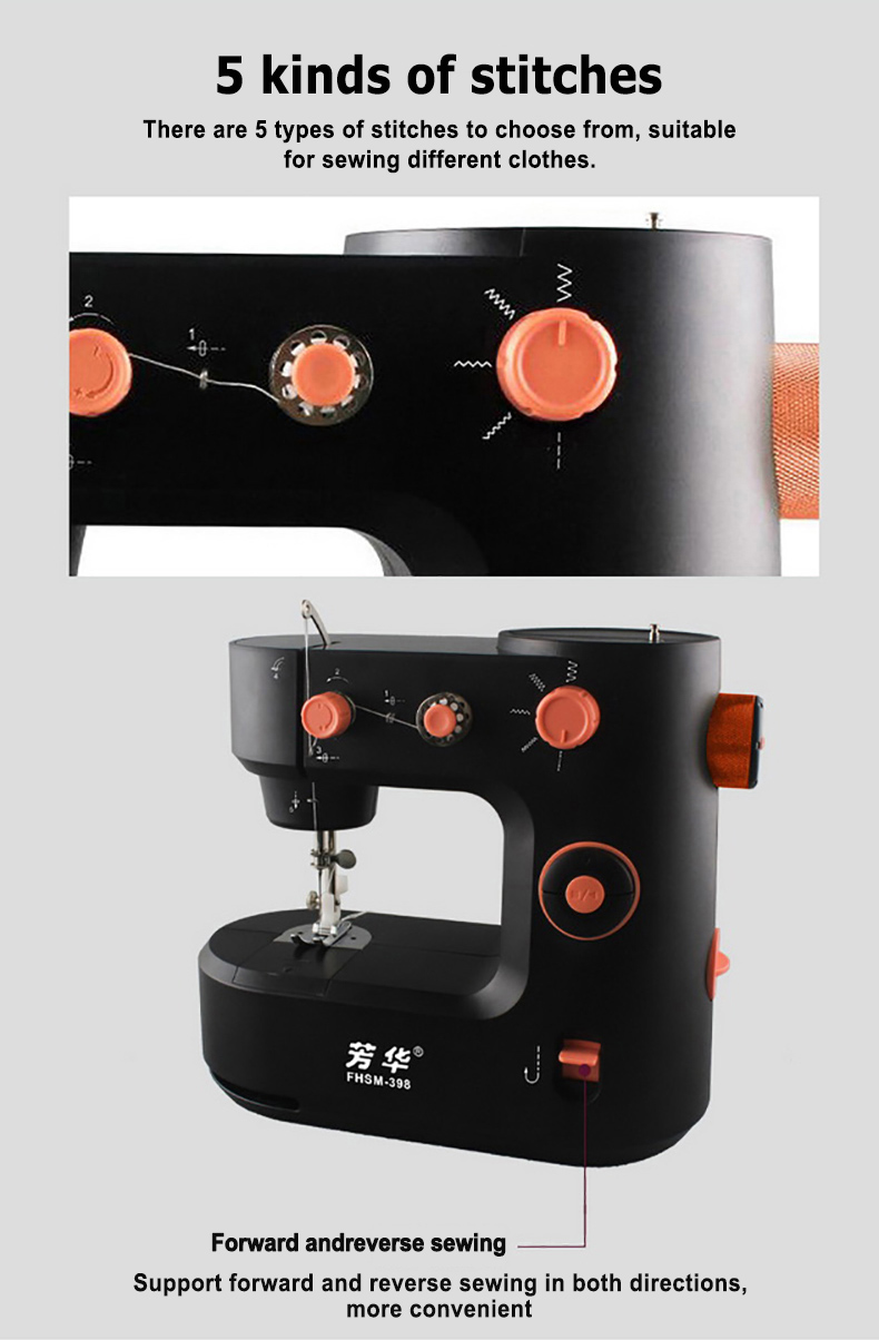 MIDOO Sewing Machine 20 Stitches Portable Electric Sewing Machine Home ...